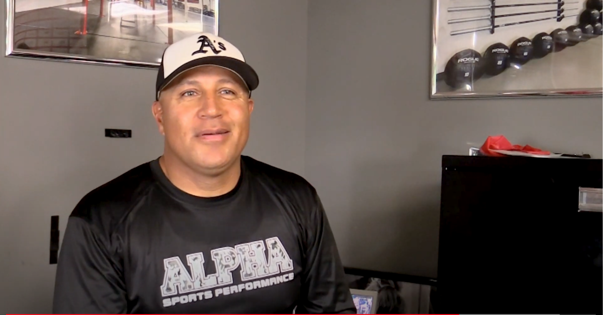 Greg Hernandez training softball players at Alpha Sports Performance ...